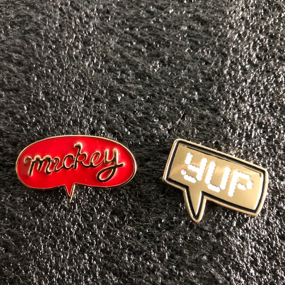 Jewelry | Disney Mickey Mouse And Yup Pins | Poshmark
